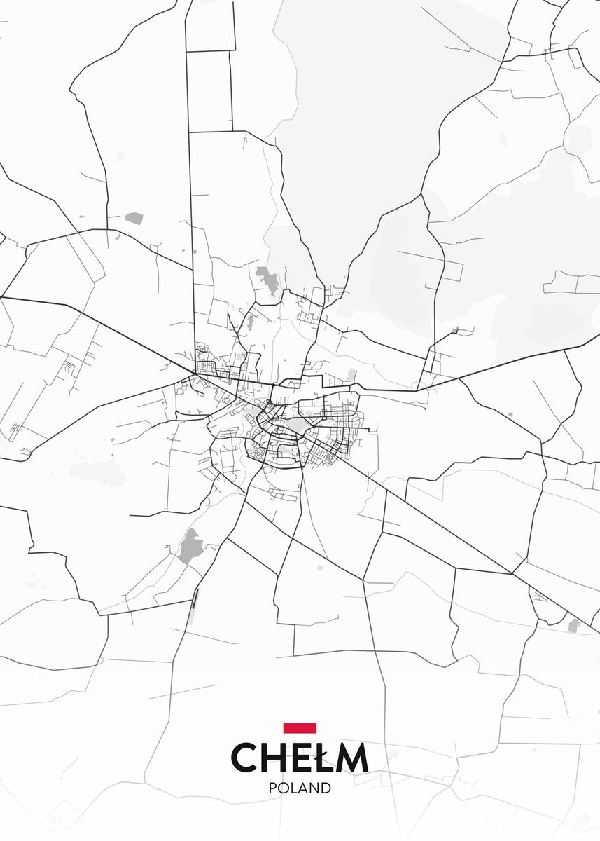 'Chelm PL' Poster, picture, metal print, paint by IMR Designs | Displate