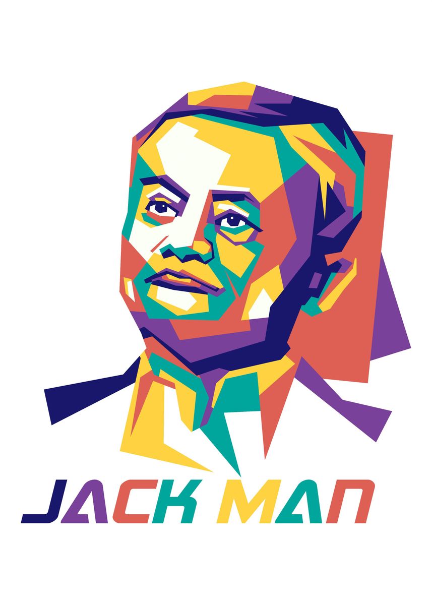 'jack man' Poster, picture, metal print, paint by Saidi Say | Displate
