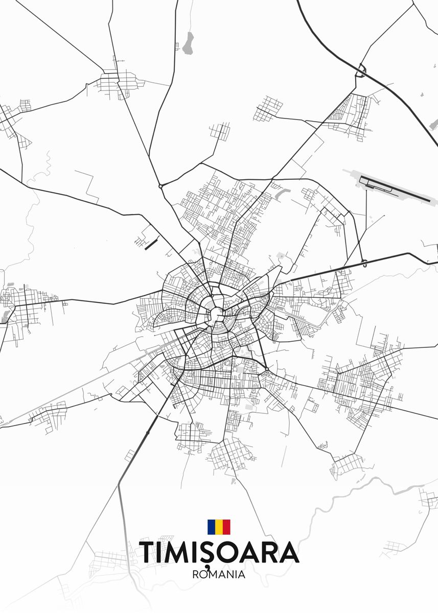 'Timisoara RO' Poster by IMR Designs | Displate
