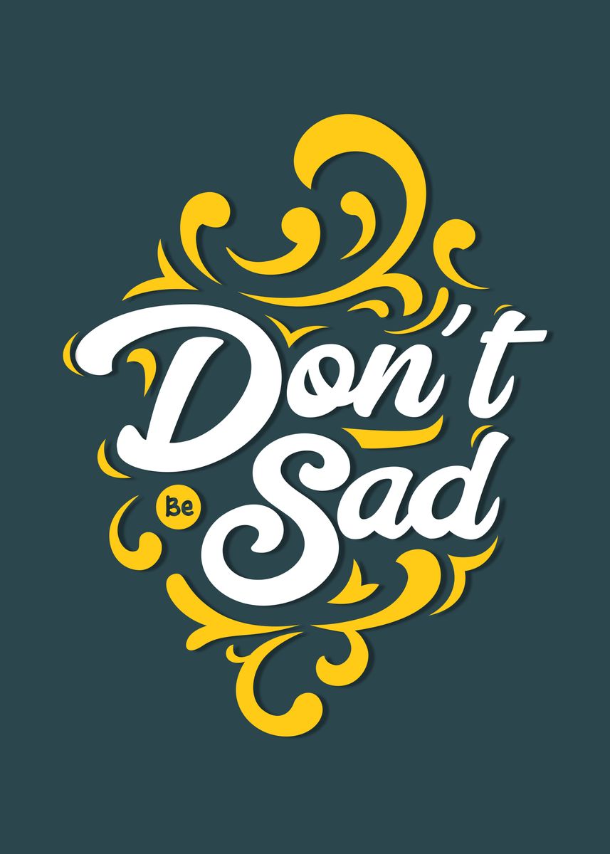 'Sad' Poster, picture, metal print, paint by inkajaba | Displate