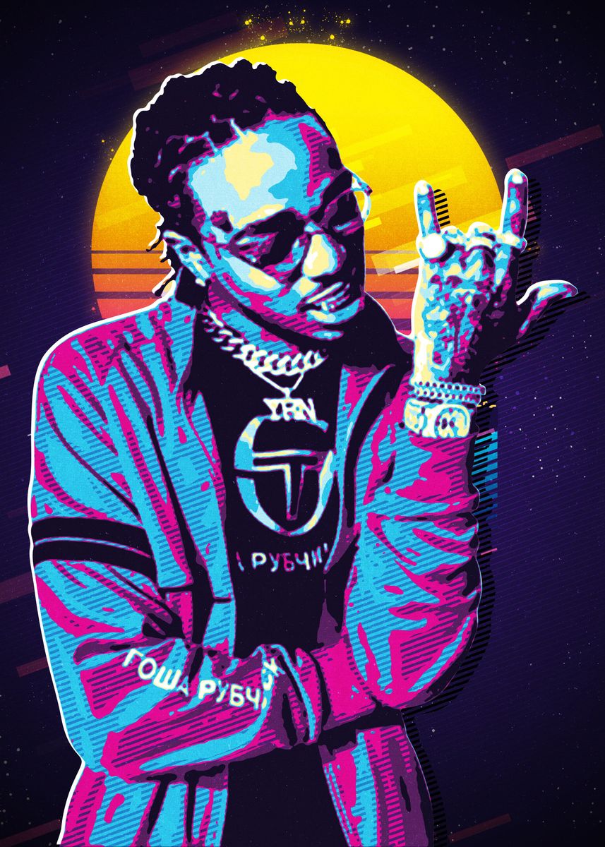 'OFFSET' Poster, picture, metal print, paint by Creative Poster | Displate