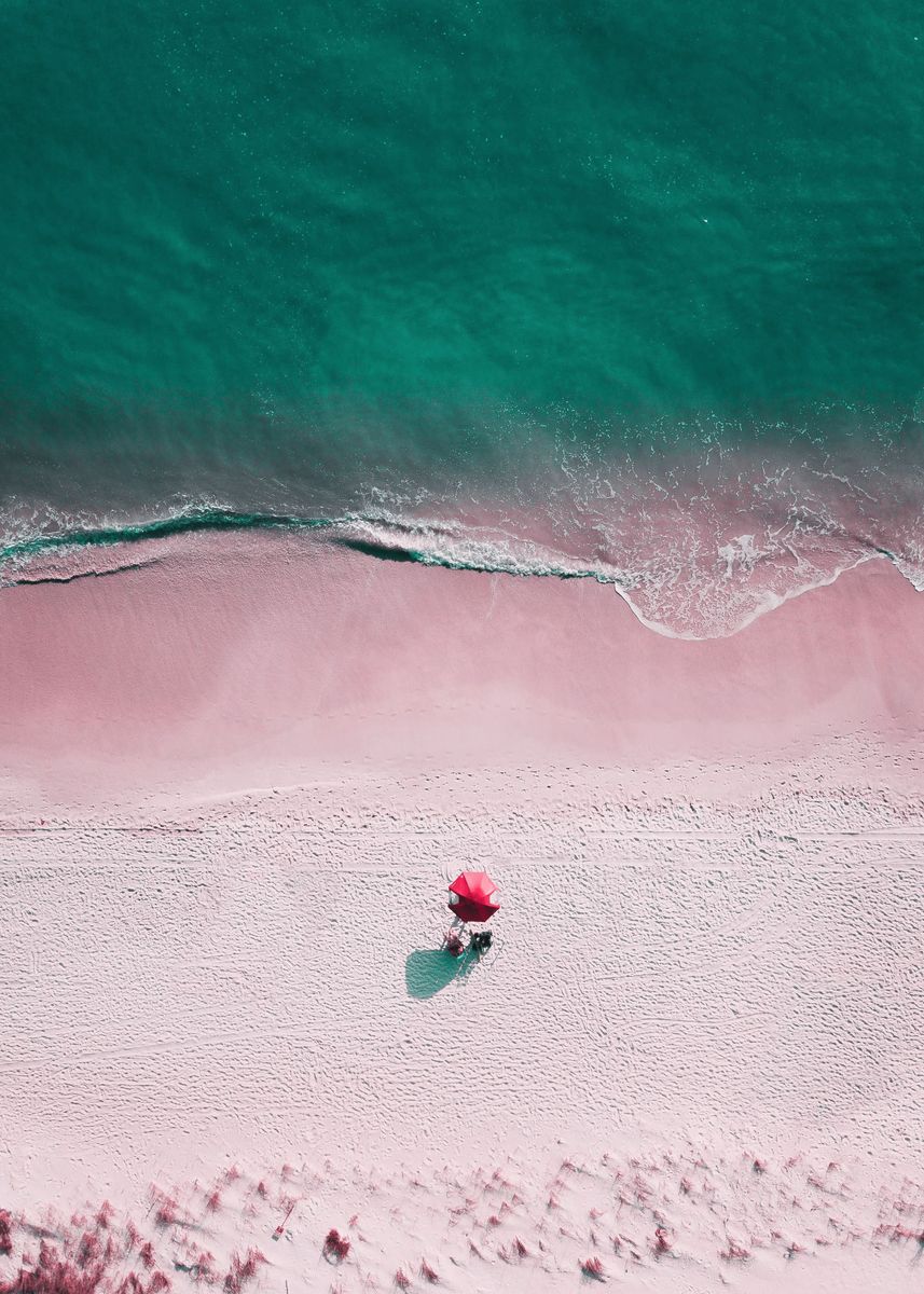 'beach sand' Poster, picture, metal print, paint by RonnieArts | Displate