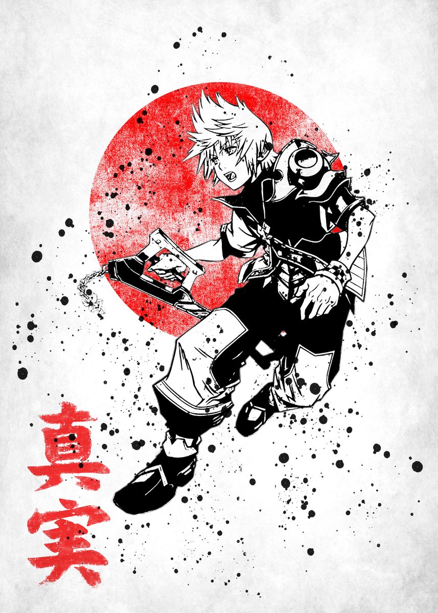 'Oni 8' Poster, picture, metal print, paint by Freak Creator | Displate