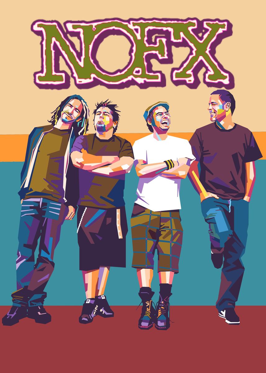 'NOFX' Poster by Poernama Sahroe | Displate