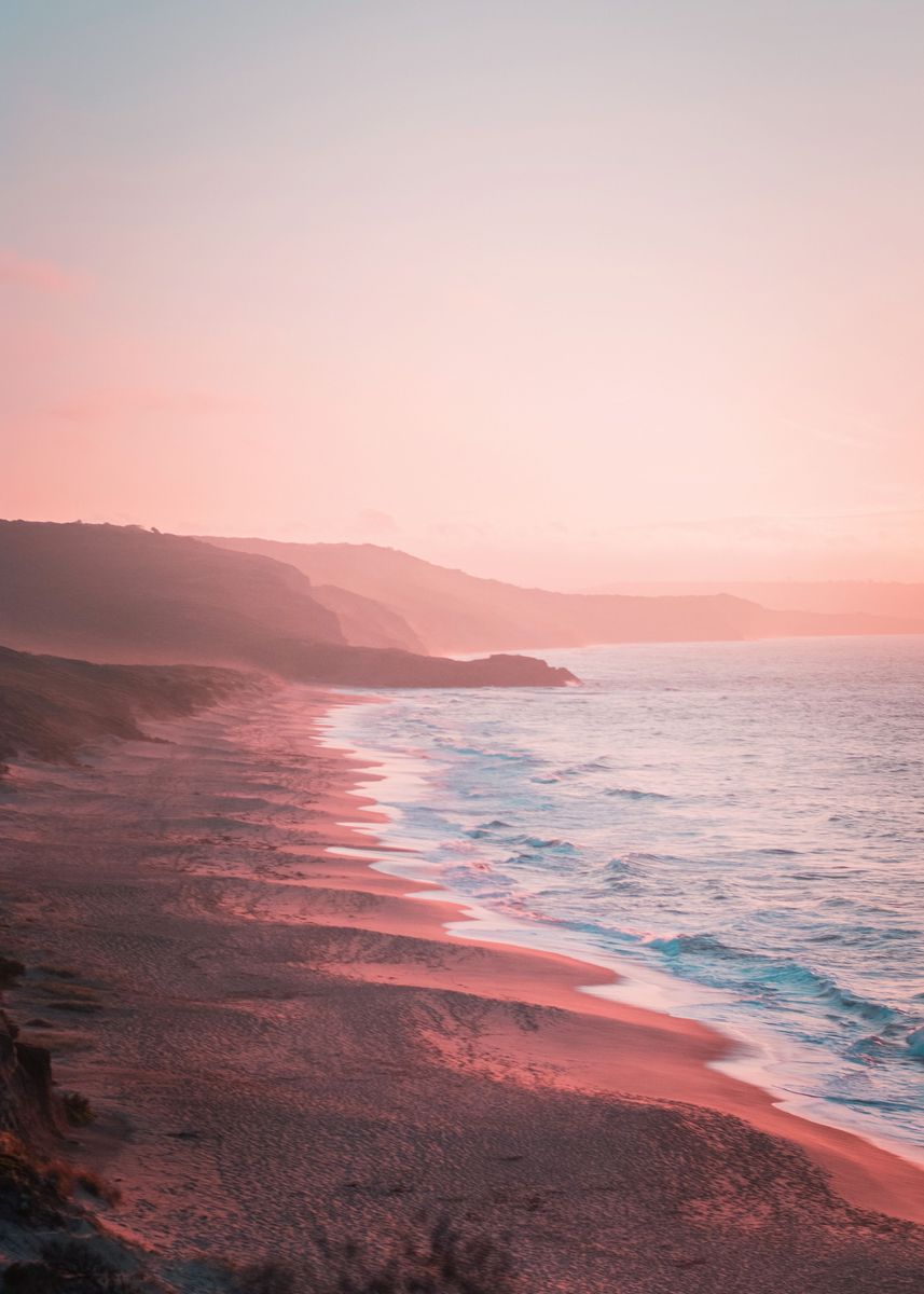 'beach' Poster, picture, metal print, paint by RonnieArts | Displate