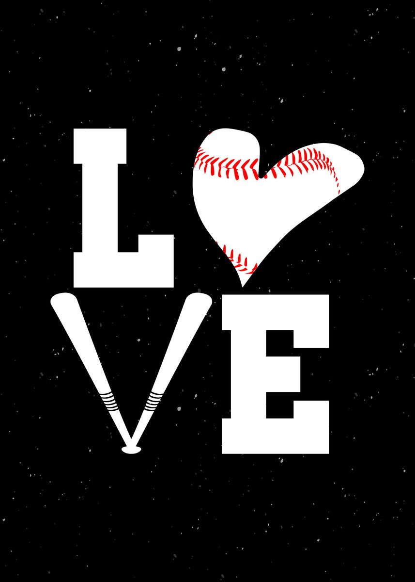 'Baseball Fans Wall Decor' Poster, picture, metal print, paint by ...