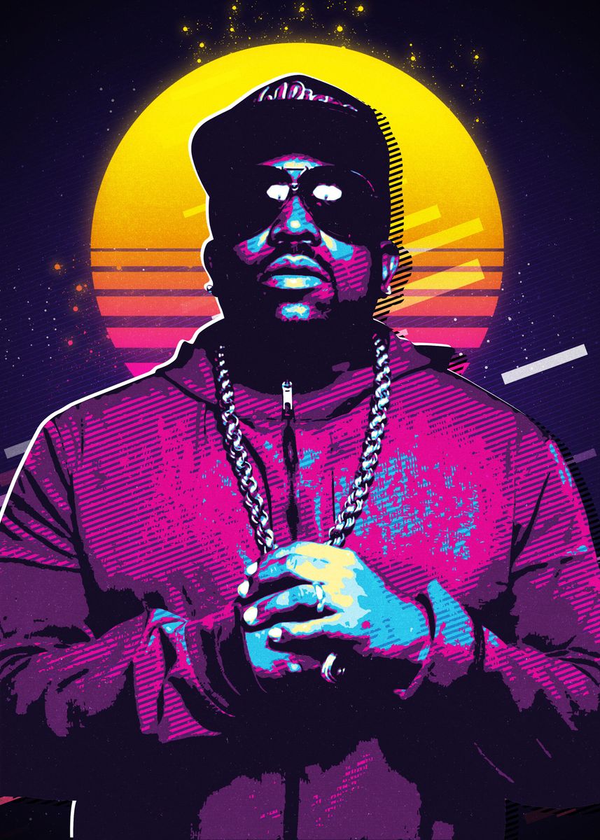 'Big Boi ' Poster, picture, metal print, paint by San Illustrator ...