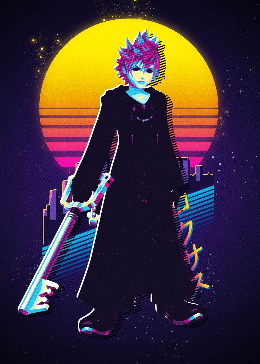 'Kingdom Hearts Roxas' Poster, picture, metal print, paint by Ze Wiss ...