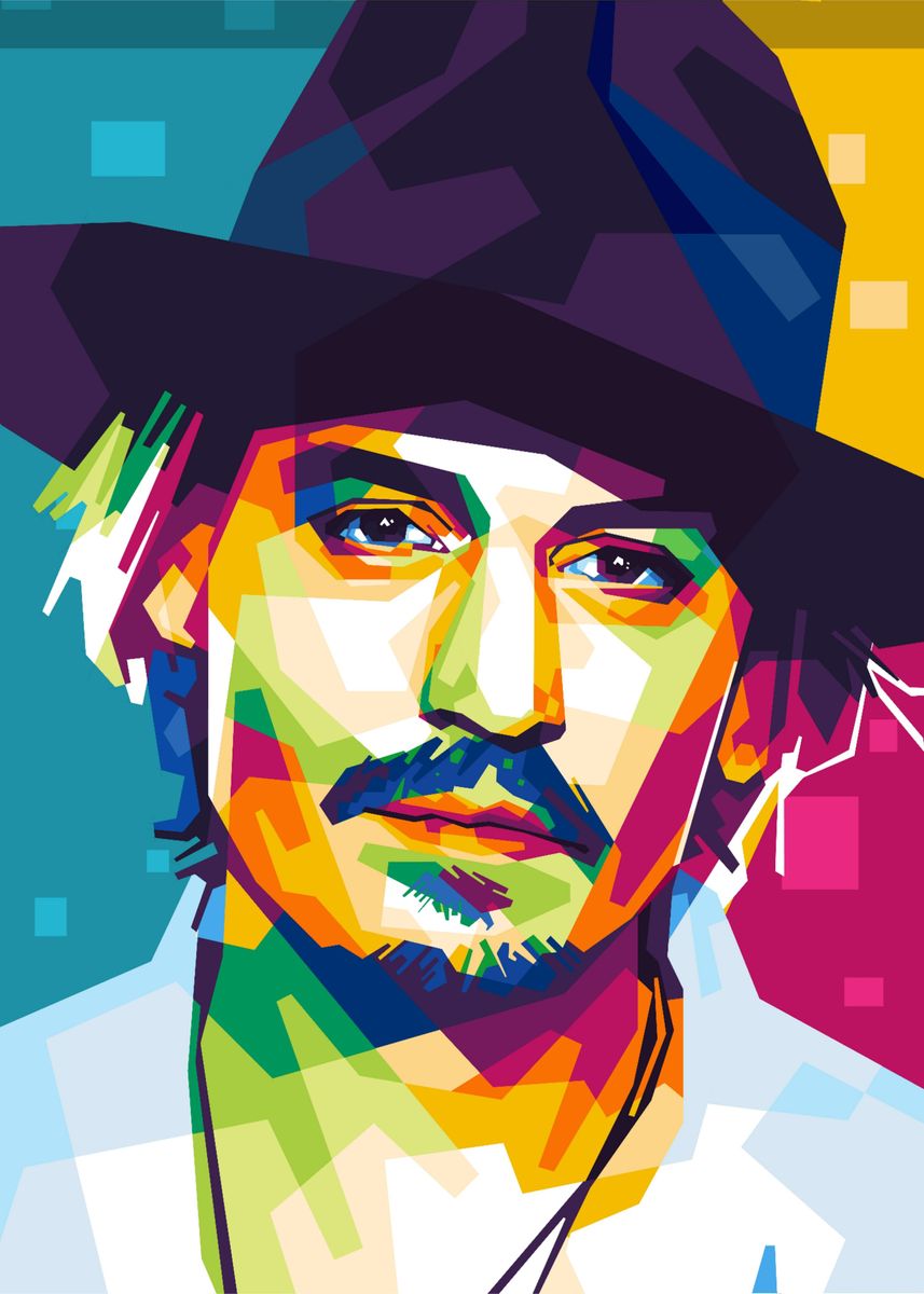 'JONNHY DEEP' Poster, picture, metal print, paint by Agung Syahputra ...