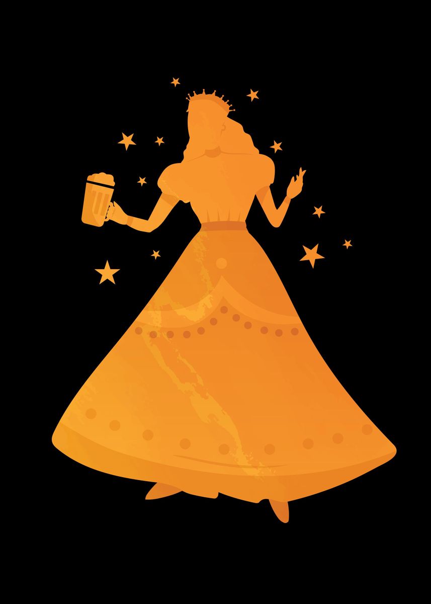 'Princess Beer' Poster by AlmightyFashion | Displate