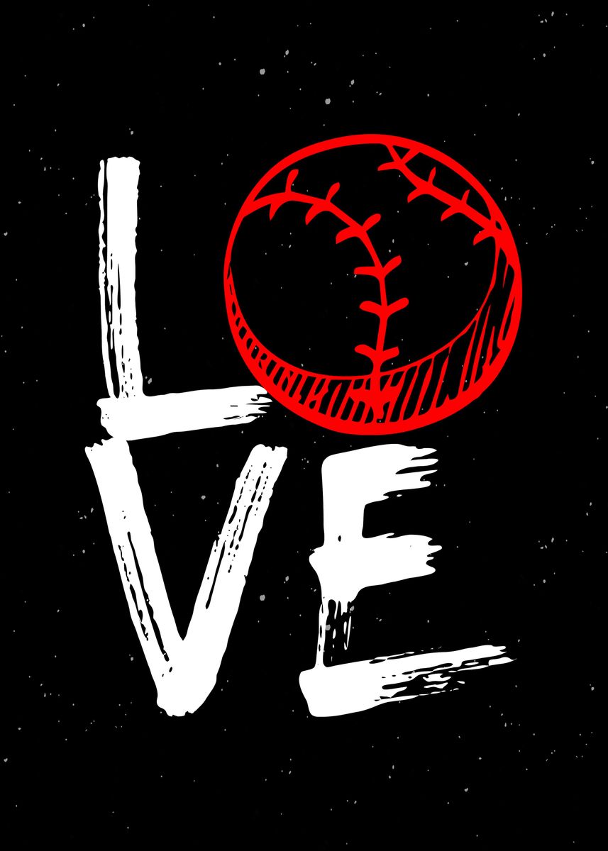 'Baseball Fans Wall Decor' Poster, picture, metal print, paint by ...