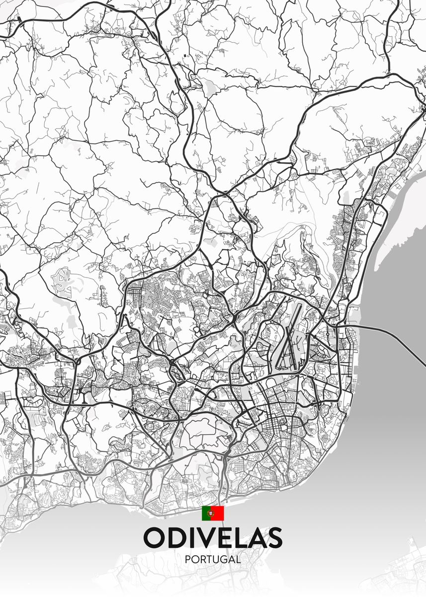 'Odivelas PT' Poster by IMR Designs | Displate