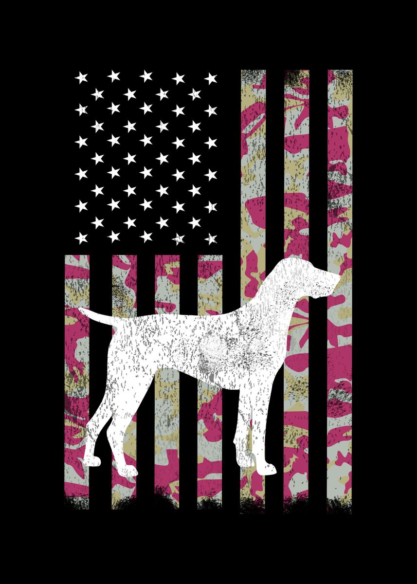 'German Shorthair Pointer ' Poster, picture, metal print, paint by ...