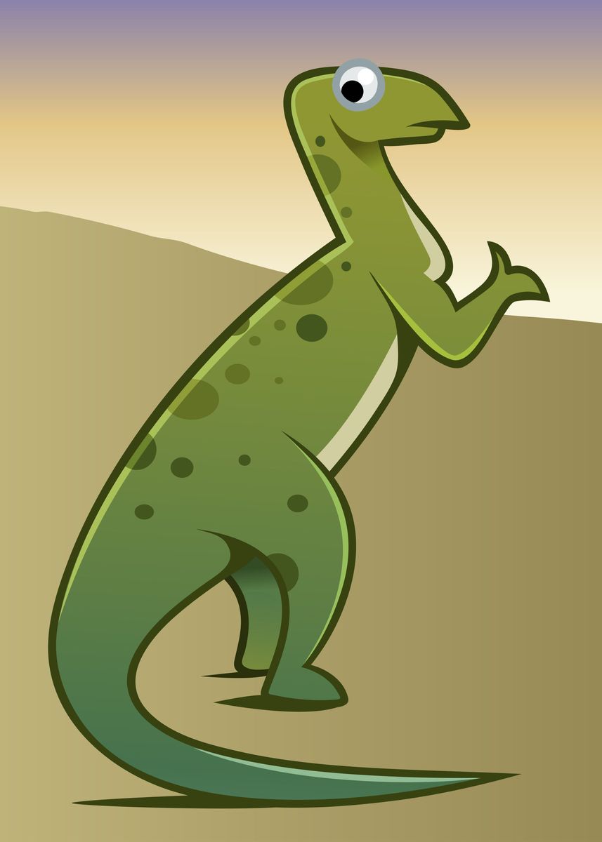 'Iguanodon' Poster by William Rossin | Displate