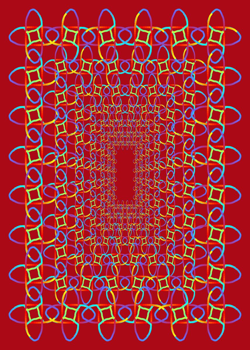 'Designer Vortex 124' Poster by Ferhan Abbas | Displate