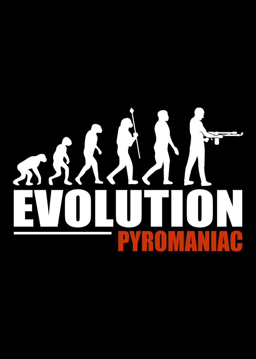 'Flamethrower Cool Gift' Poster, picture, metal print, paint by Hexor ...