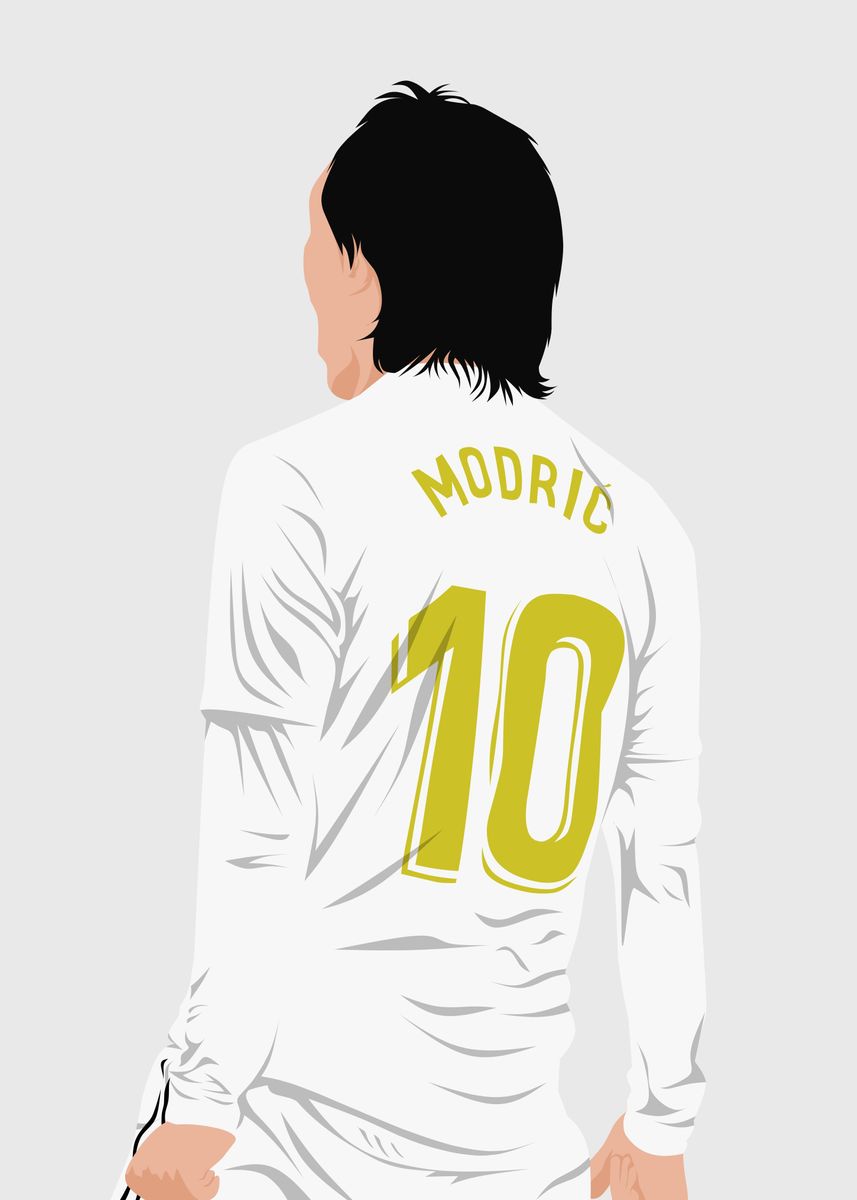 'Luka Modric' Poster, picture, metal print, paint by Miracle Studio ...