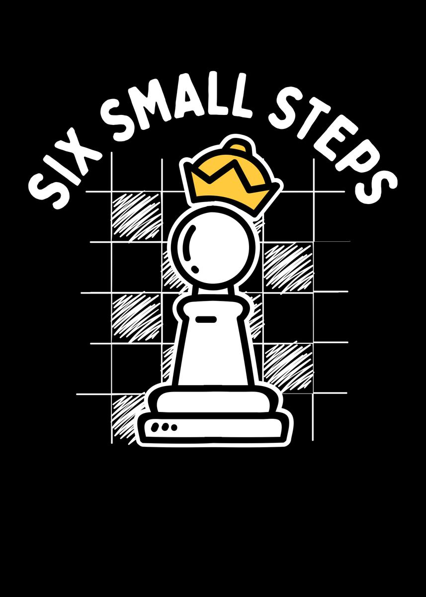 'Six Small Steps' Poster, picture, metal print, paint by Uwe Seibert ...