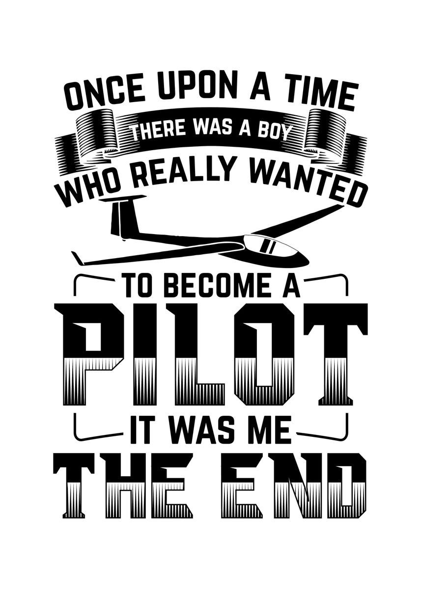 'Glider Pilot Soar Gift' Poster, picture, metal print, paint by TW ...