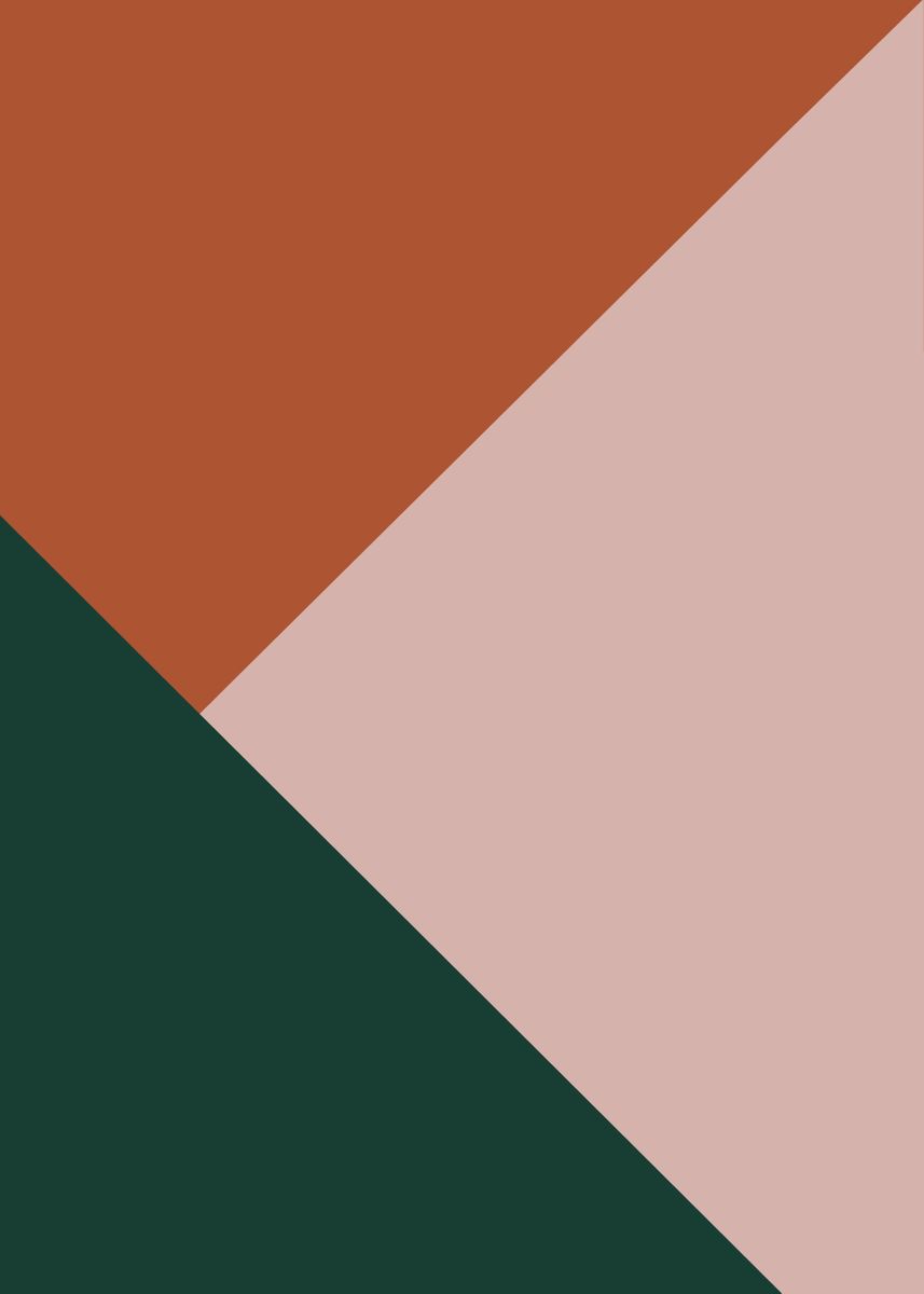 'Geometric Summer Delight 2' Poster, picture, metal print, paint by ...