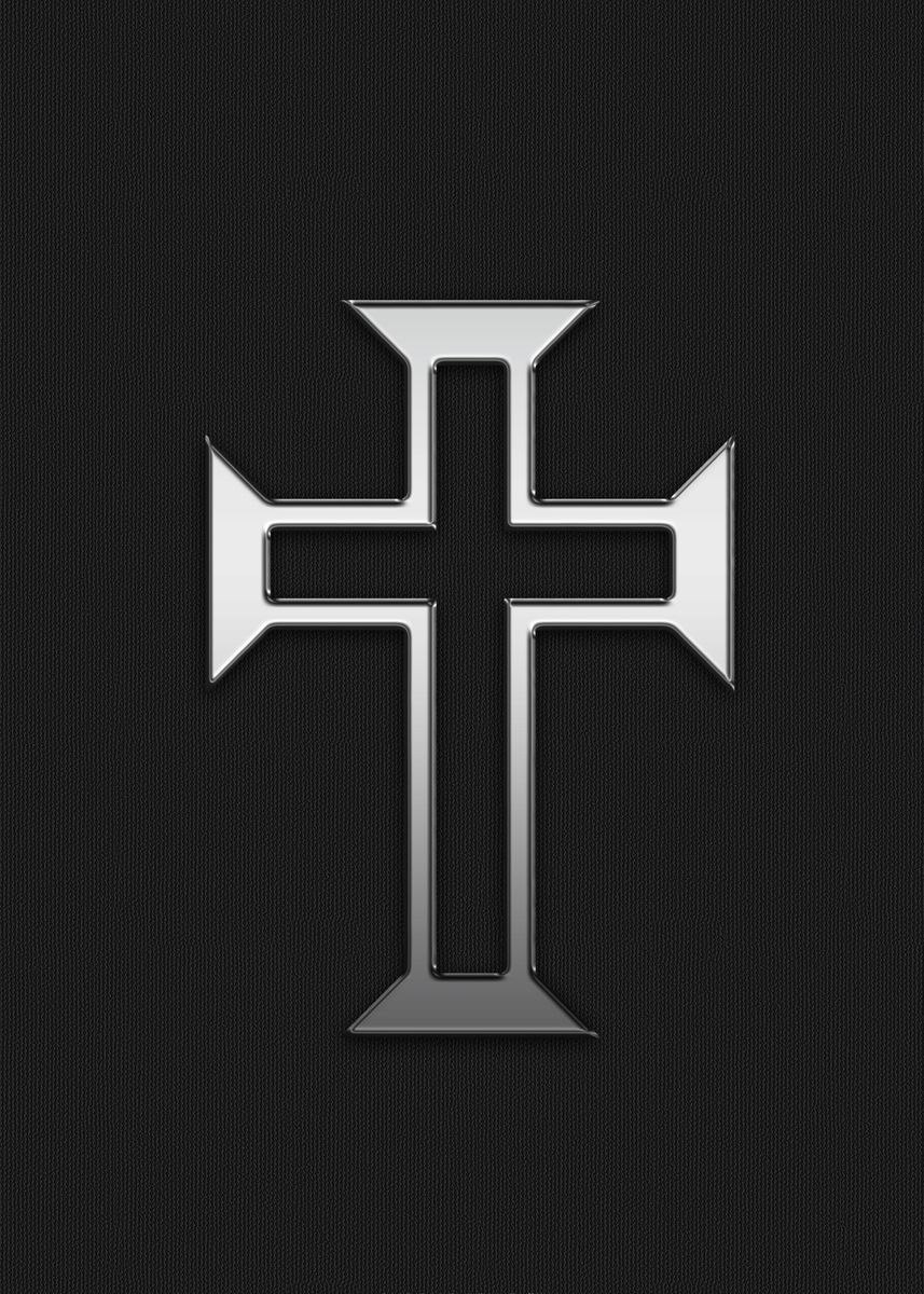 'Cross' Poster, picture, metal print, paint by Bly | Displate