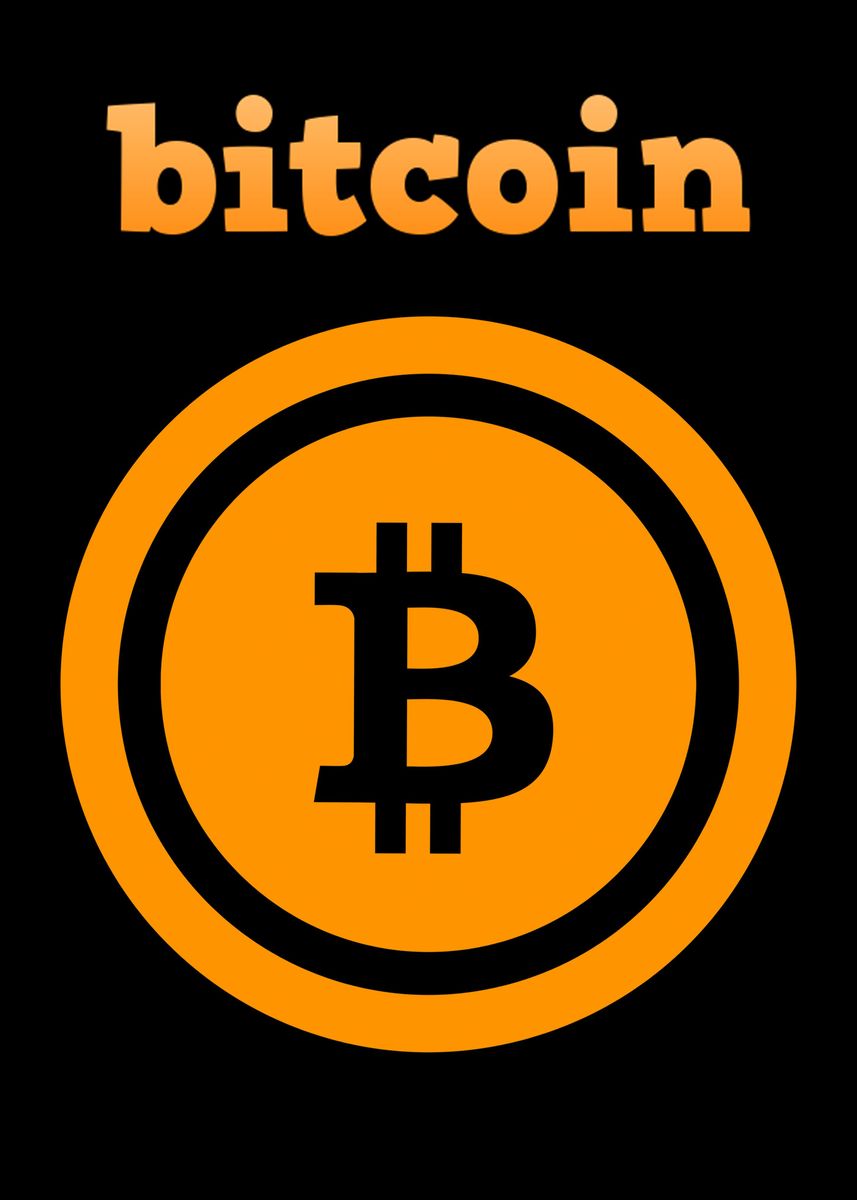 'Bitcoin BTC' Poster, picture, metal print, paint by Max Ronn | Displate