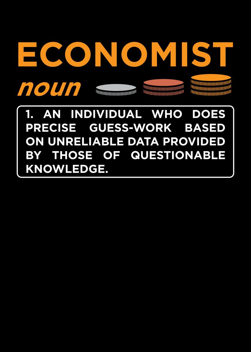 'Economist Definition' Poster by Uwe Seibert | Displate