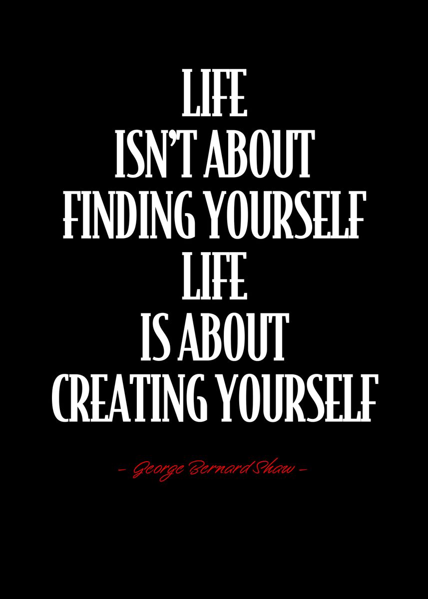 'George Bernard Shaw Quote' Poster by DesignerMind | Displate