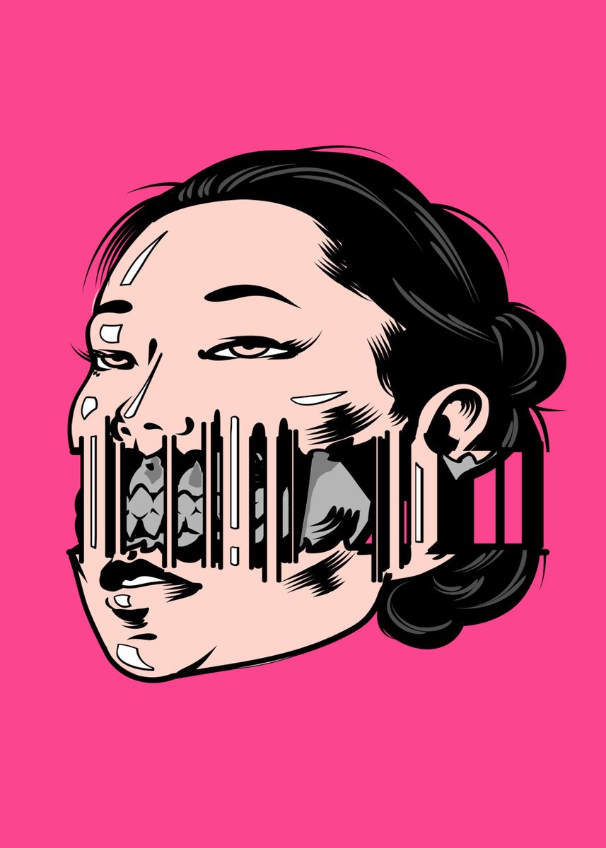 'Head skull split' Poster, picture, metal print, paint by Dark Zeka ...