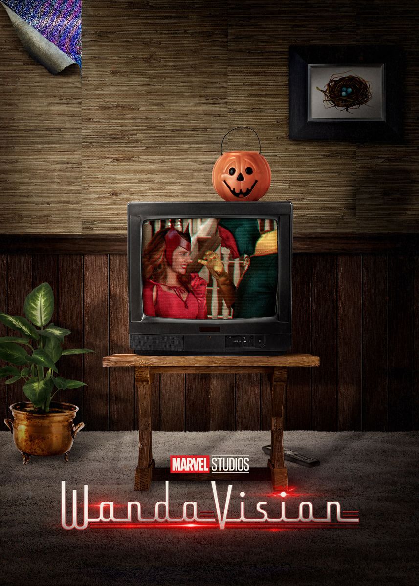 'Wanda Vision Poster 4' Poster, picture, metal print, paint by Marvel ...