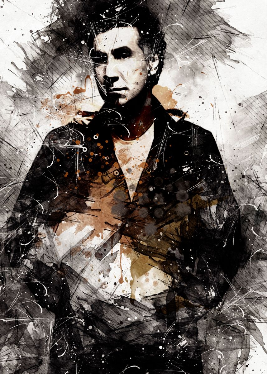 'Singer' Poster, picture, metal print, paint by PURPLE Team | Displate