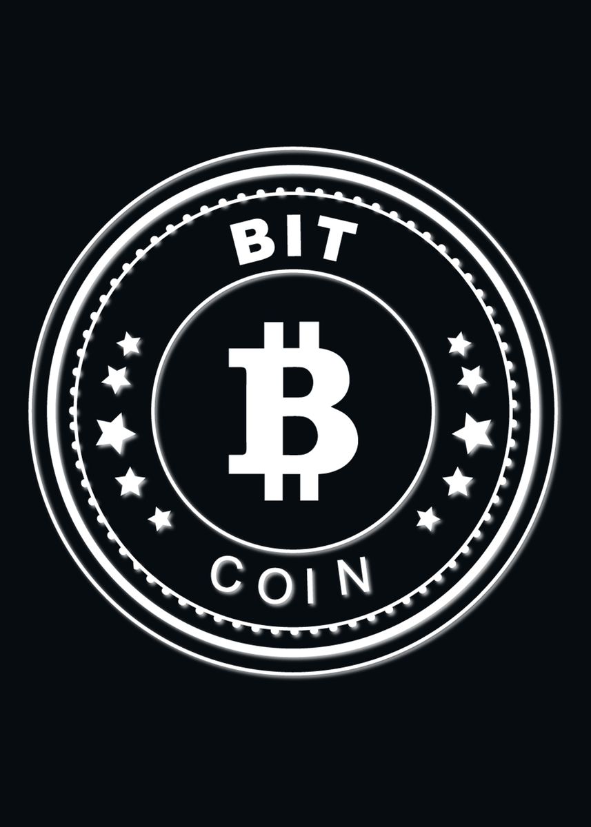 'Bitcoin BTC Cryptocurrency' Poster, picture, metal print, paint by Max ...