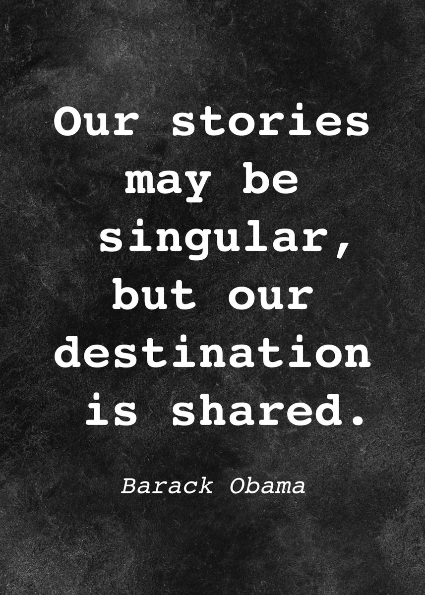 'Barack Obama Quote D023' Poster, picture, metal print, paint by Go ...