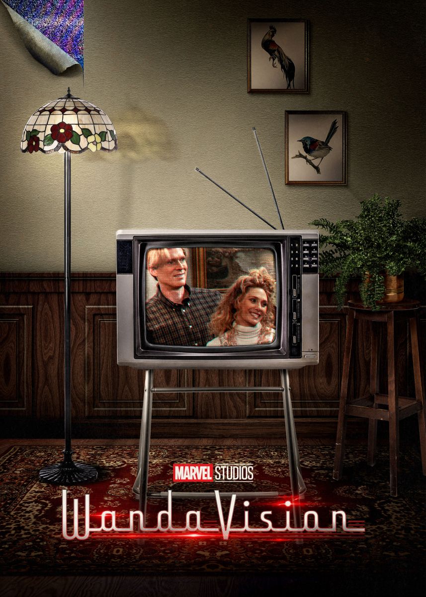 'Wanda Vision Poster 6' Poster, picture, metal print, paint by Marvel ...