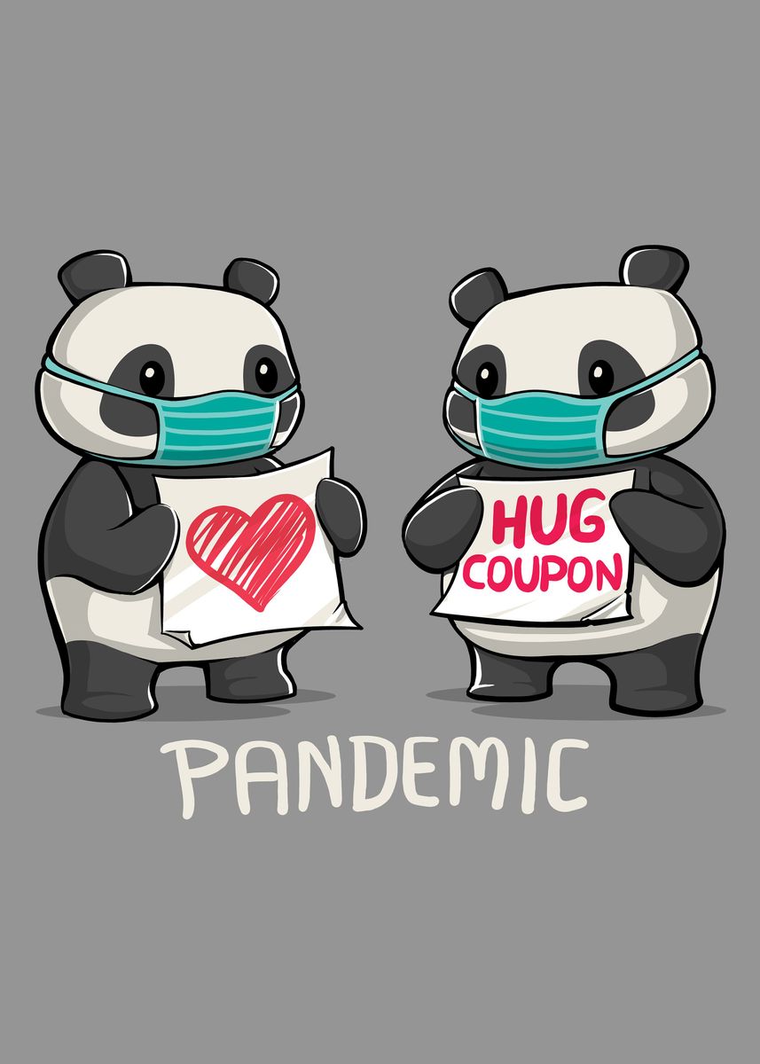 'Pandemic' Poster, picture, metal print, paint by Tobias Fonseca | Displate