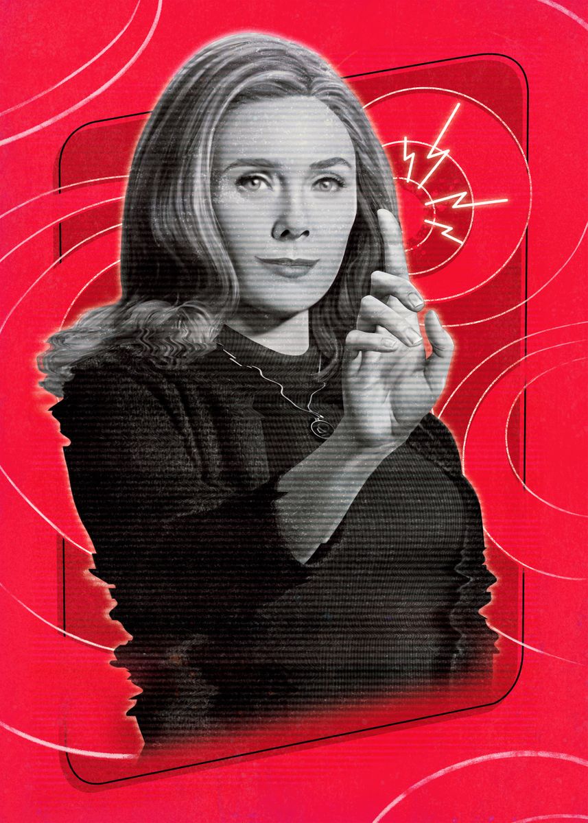 'Wanda' Poster, picture, metal print, paint by Marvel | Displate