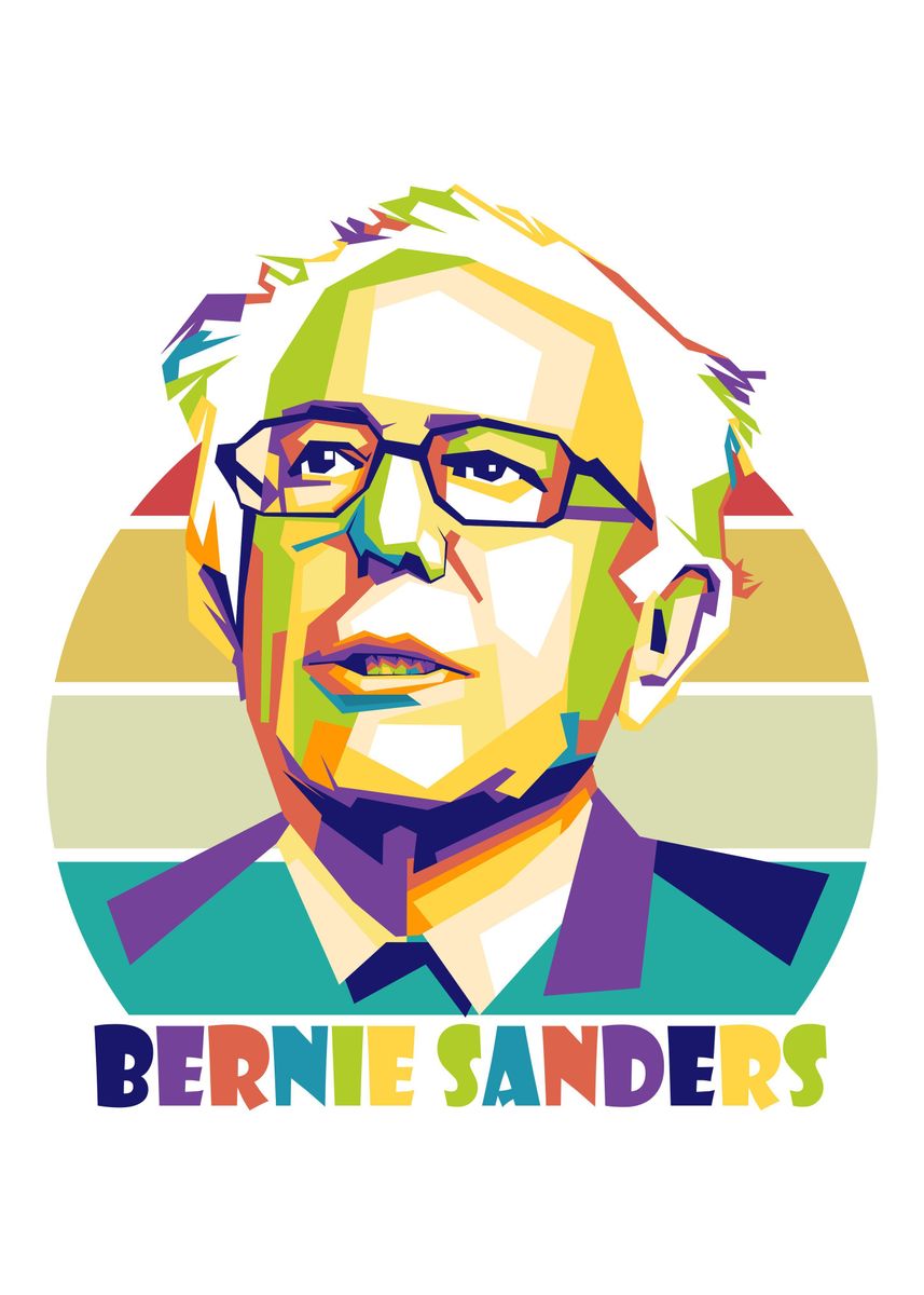 'Bernie Sanders' Poster by Saidi Say | Displate