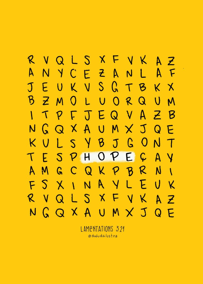 'Hope' Poster by Eduarda de Oliveira | Displate