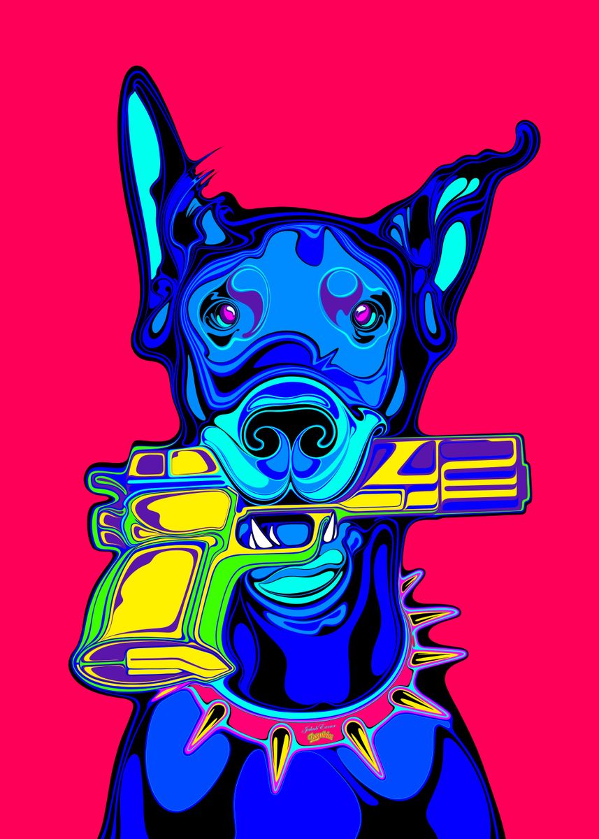 'Good Boy' Poster, picture, metal print, paint by Jakub Exner Zoombies ...