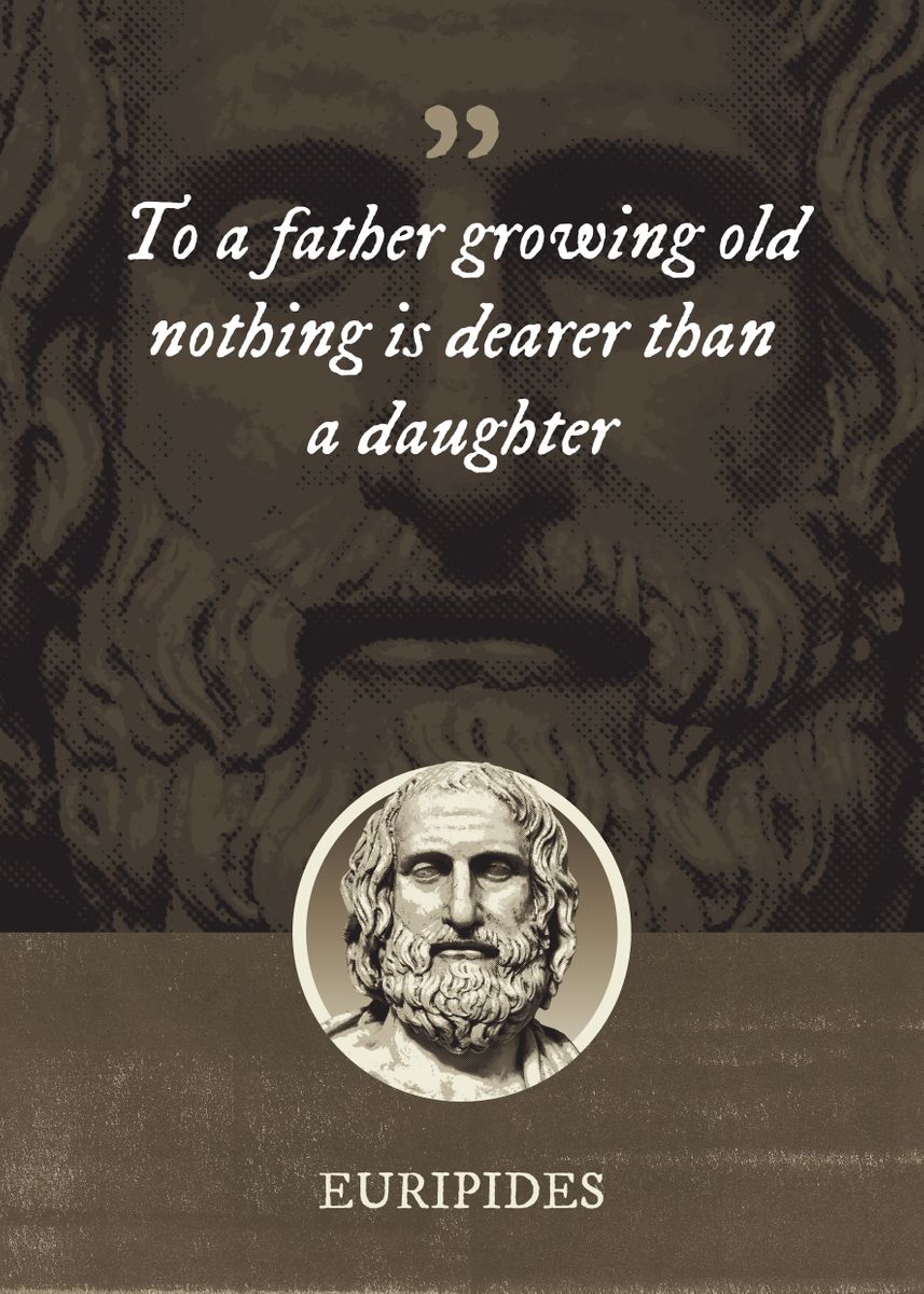 'To a father growing old' Poster, picture, metal print, paint by ...