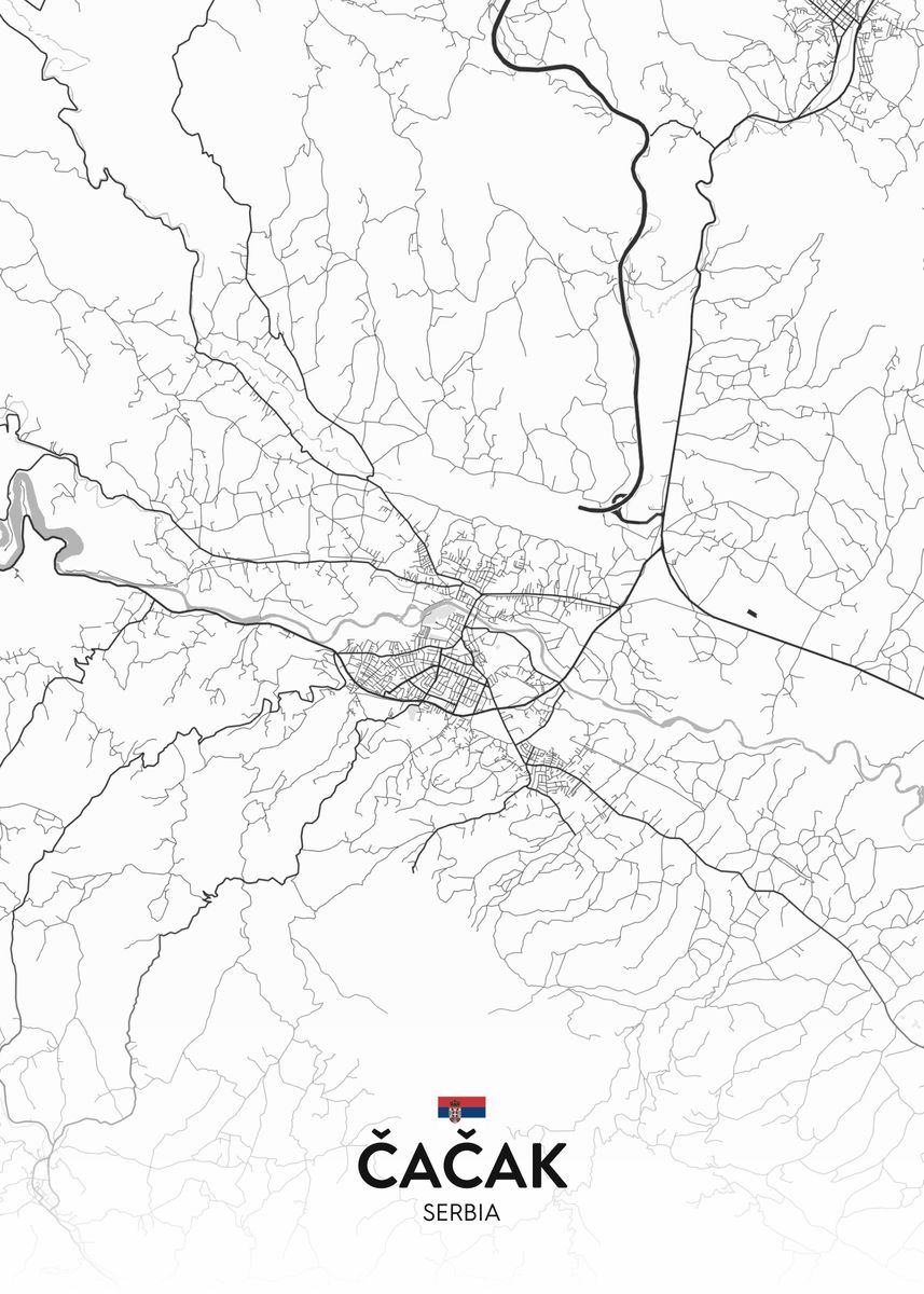 'Cacak RS' Poster by IMR Designs | Displate