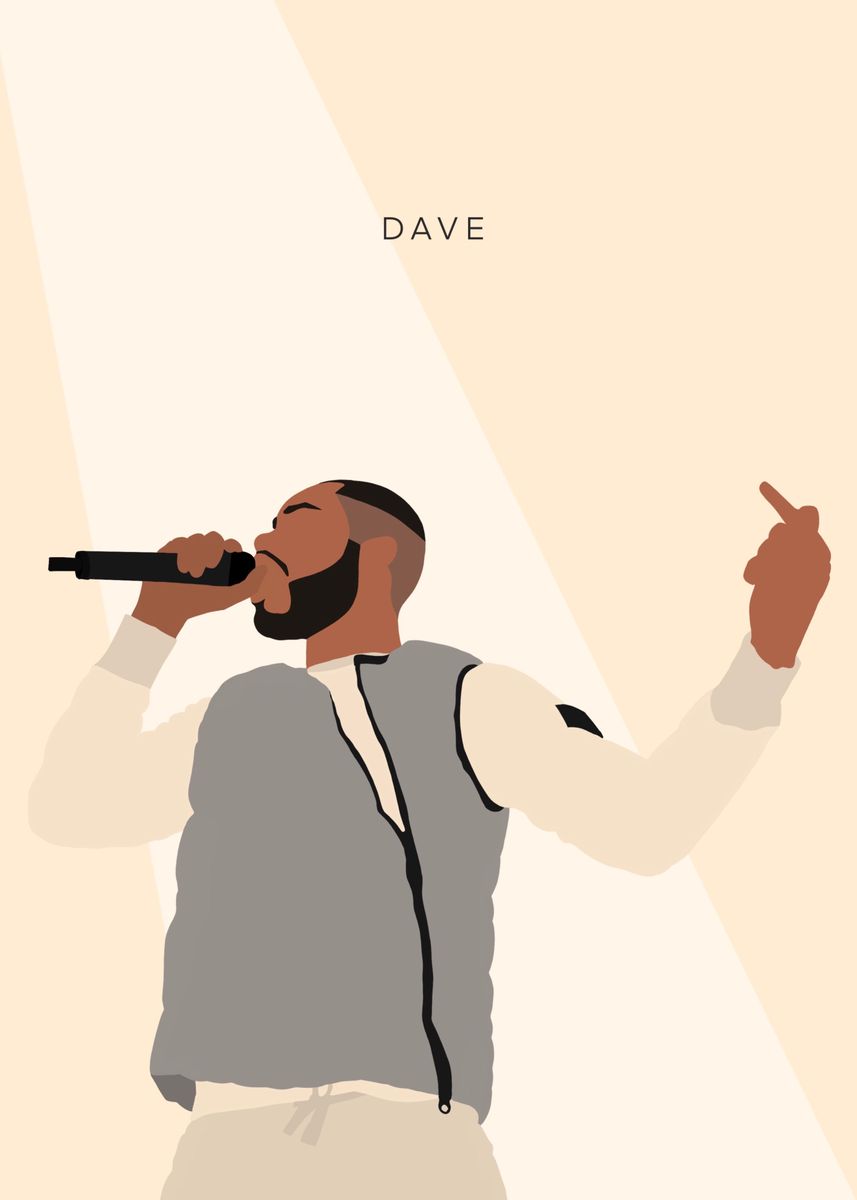 'Dave' Poster, picture, metal print, paint by Rapture Art | Displate