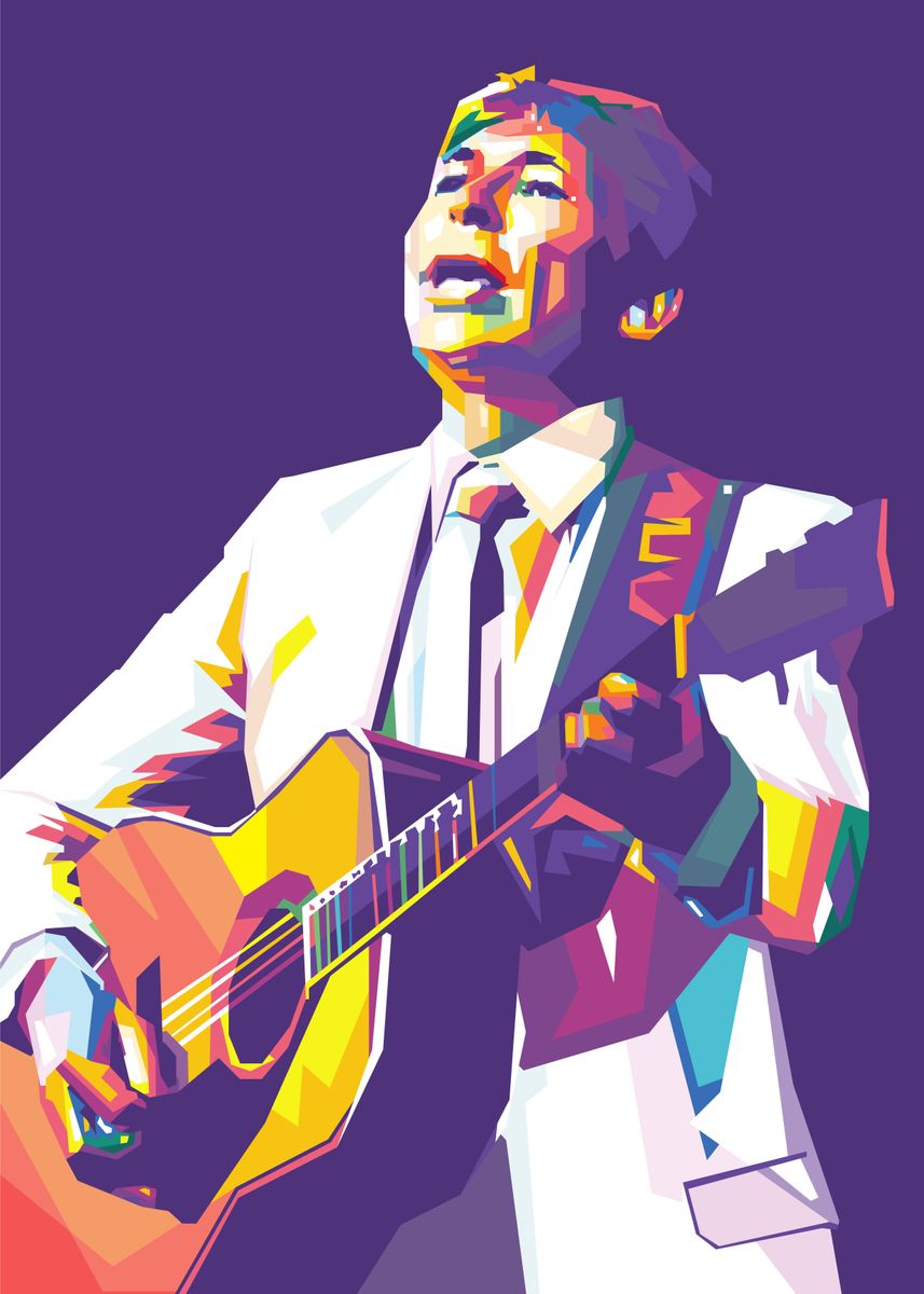 'John Denver' Poster, picture, metal print, paint by Sherlock Wijaya ...