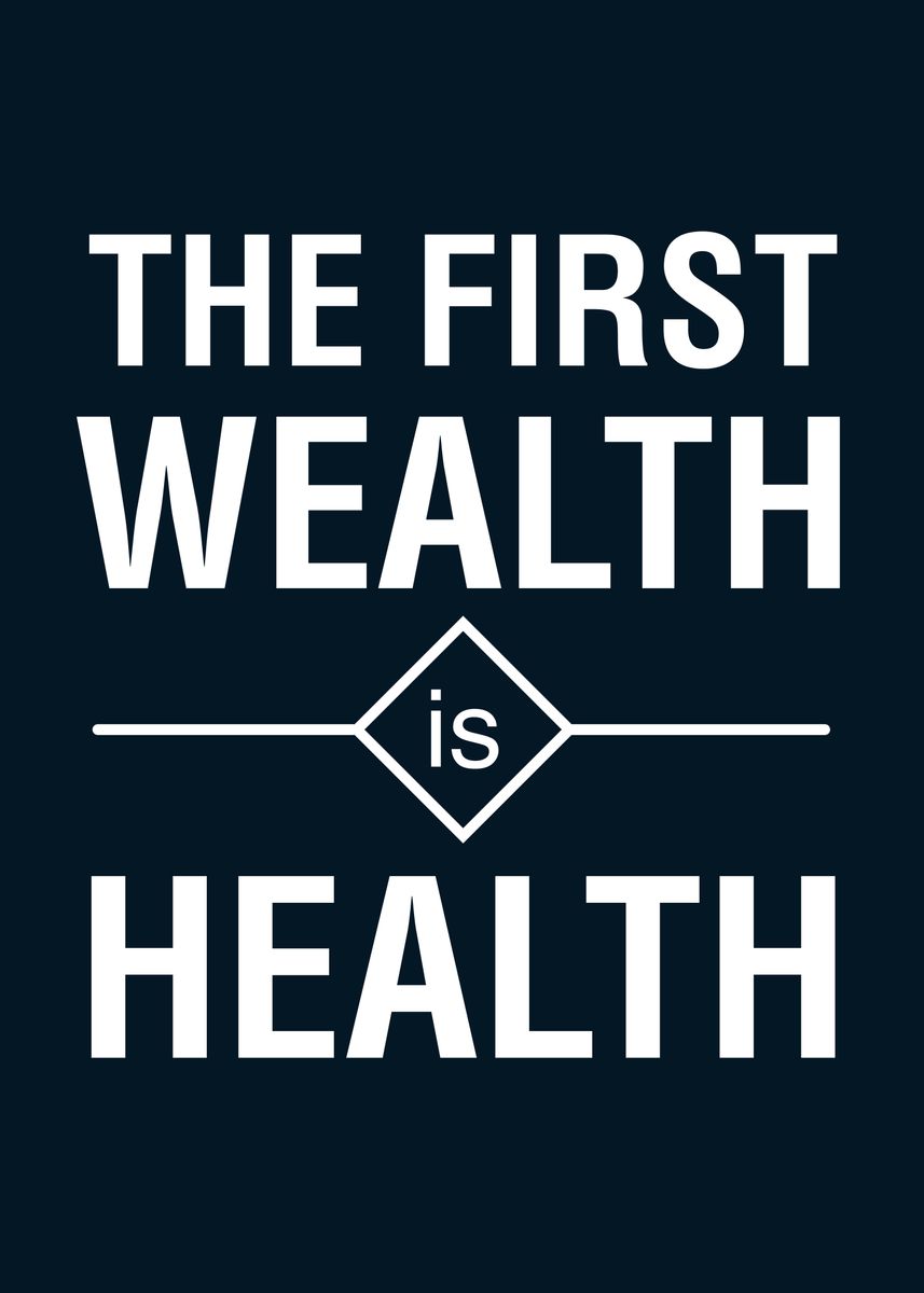 'Health Quotes ' Poster, picture, metal print, paint by Viability ...