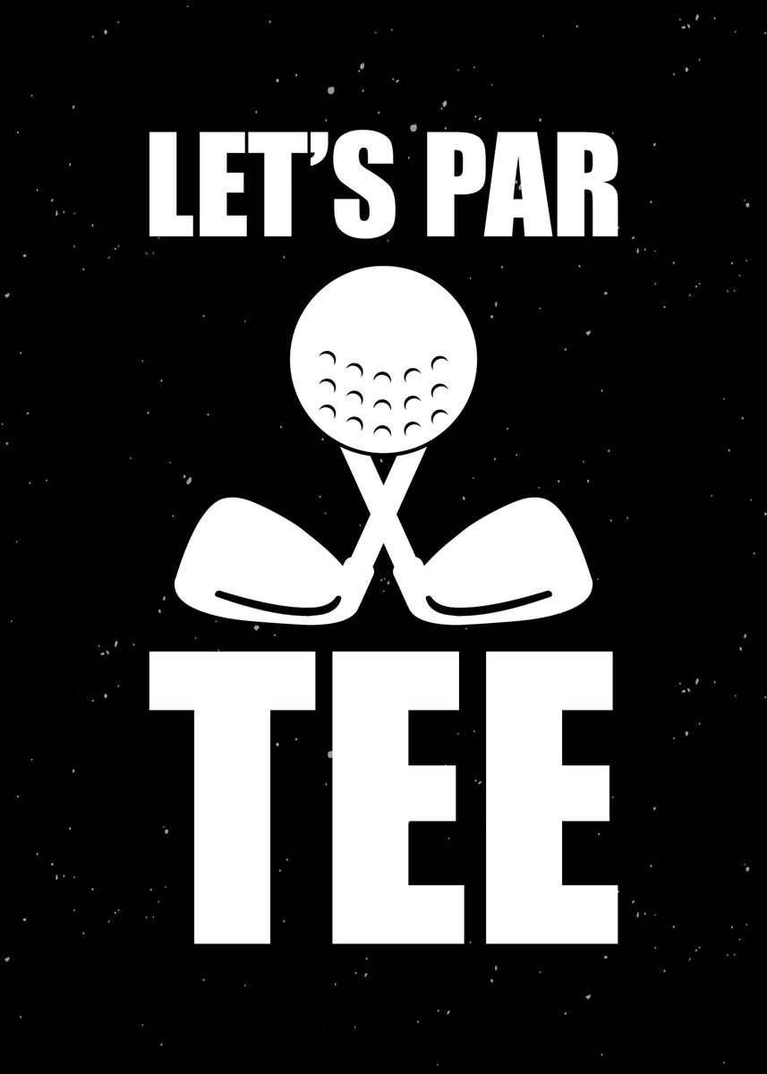 'Funny Golf Player Wall Art' Poster by Decoratier Qwerdenker | Displate