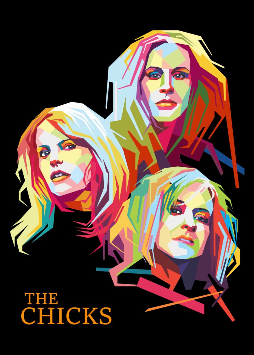 'The Chicks' Poster by setiyadi setiyadi | Displate