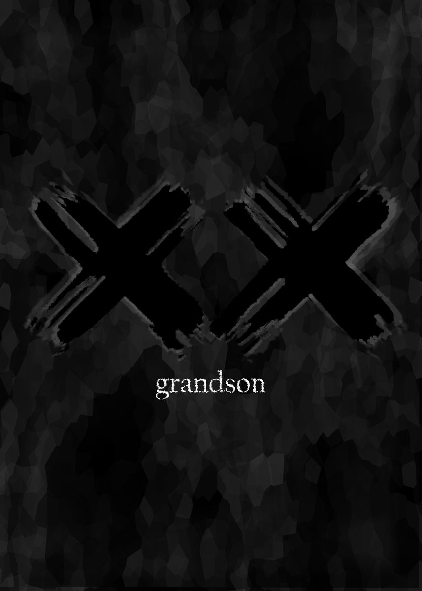 'grandson XX' Poster, picture, metal print, paint by Ahmad | Displate