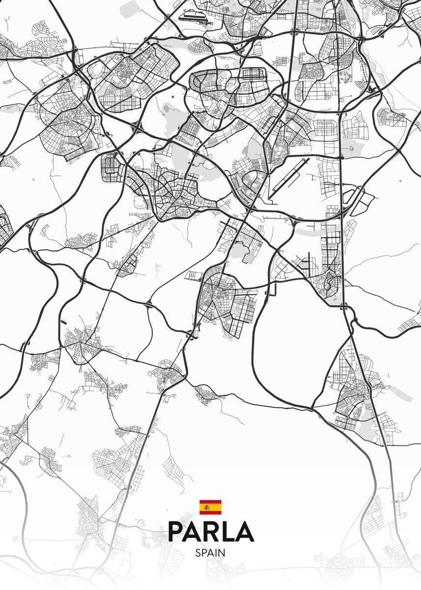 'Parla ES' Poster, picture, metal print, paint by IMR Designs | Displate