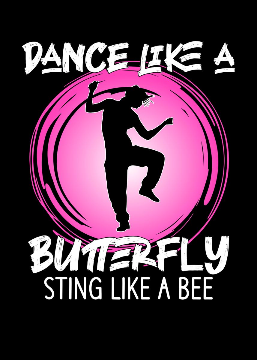 'dance like a butterfly' Poster, picture, metal print, paint by Andreas ...
