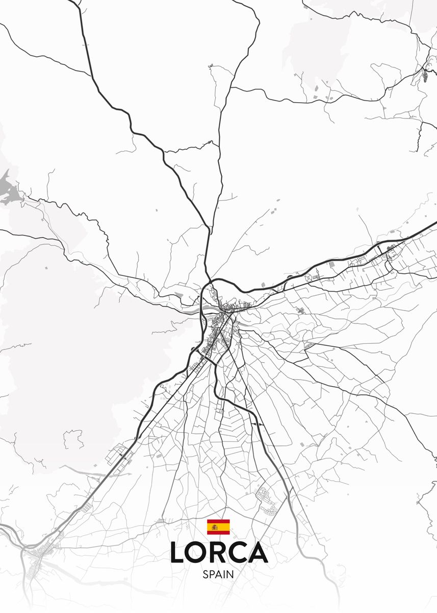 'Lorca ES' Poster, picture, metal print, paint by IMR Designs | Displate